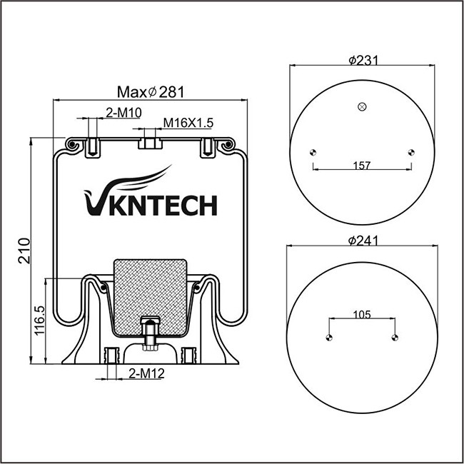Firestone W01-358-6251 Air Suspension Springs For Scania P R T Series ...