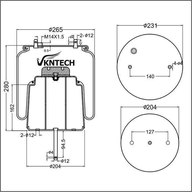 Air Spring W01-095-0481/Air Bag 556028566/European Truck & Trailer ...